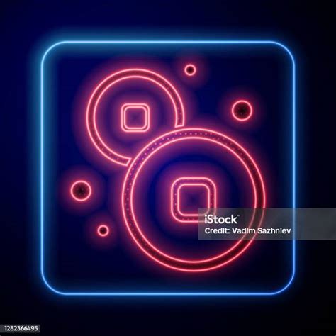 푸른 배경에 고립 된 빛나는 네온 중국 위안 통화 기호 아이콘 동전 돈 은행 통화 기호 현금 기호 벡터 일러스트레이션 0명에 대한 스톡 벡터 아트 및 기타 이미지 Istock