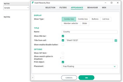 Dimension Slicers Fluencexlwiki