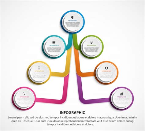 Premium Vector Infographic Design Organization Chart Template