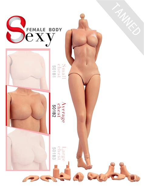 Sexy Rubber Joint Female Body Tanned Average Chest HLJ Com