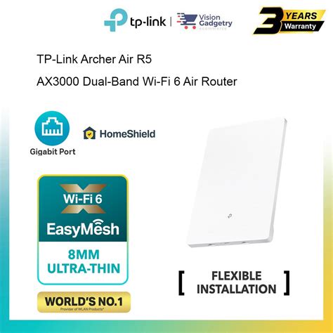 TP Link Archer Air R5 AX3000 Dual Band Wi Fi 6 Air Router Shopee Malaysia