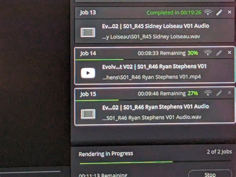 Rendering Multiple Jobs Simultaneously Rdavinciresolve