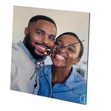 Hardboard Square Clock Personalized Store