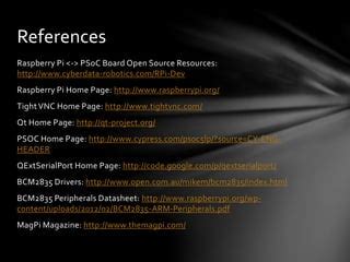Raspberry Pi Robotics PPTX Operating Systems Computer Software And Applications