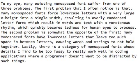 Recommended Fixed Width Font For Shell Prompts And Eclipse Ask Different