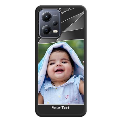 Buy Xiaomi Redmi Note Pro G Photo On Space Black Soft Matte Mobile Cover Mixed Wave Lines