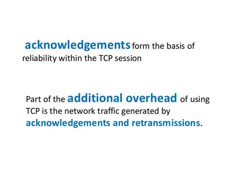 the tcp protocol communicating with reliability