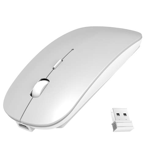 Type C Wireless Mouse Vssoplor Dual Mode G Wireless Mouse USB C Cordless Mice With Nano USB