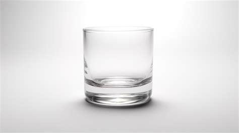 Premium Ai Image An Empty Pint Glass Isolated On A White Background