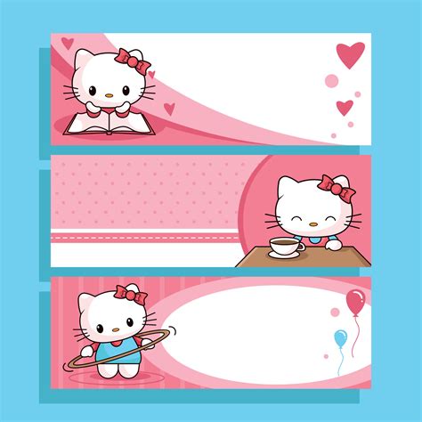 Hello Kitty Template For Name Tag