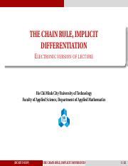 Understanding The Chain Rule & Implicit Differentiation | Course Hero