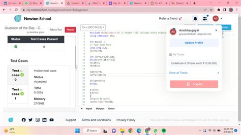 Anshika Goyal On Linkedin Today I Have Solved Carry Or Not
