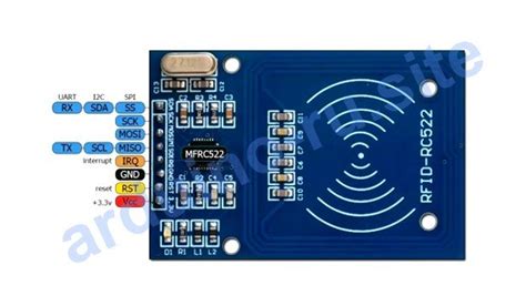 Arduino Rfid Rc522 подключение чтение метки скетч схема