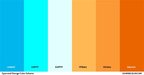 Cyan Color Combination