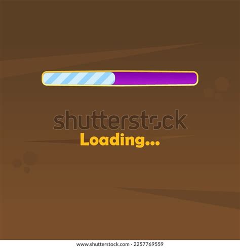 Game Ui Loading Page Bar Cartoon Stock Vector Royalty Free Shutterstock
