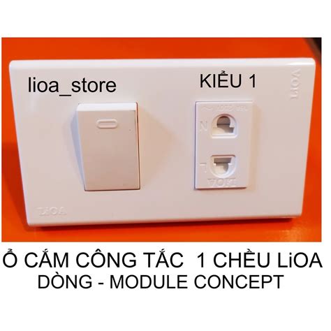 2 Pin Single Plug And Lioa 1 Way Switch With Module Concept Shopee Malaysia