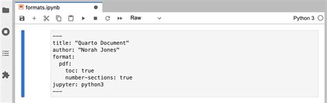 Quarto Tutorial Authoring