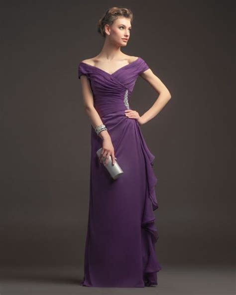 Vestido Largo Color Morado Vestidos De Fiesta Vestidos De Fiesta