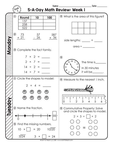 3rd Grade Free Math Worksheets Worksheets Template Free