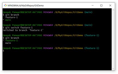 switching branches in git git checkout vs git switch