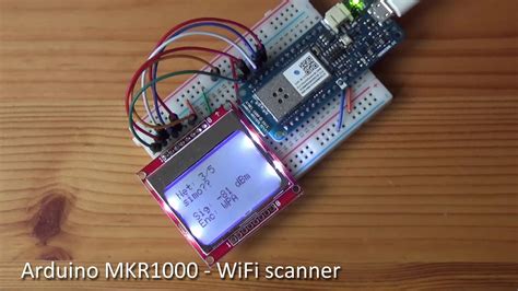 Arduino Mkr1000 Wifi Scanner Nokia 5110 Youtube