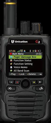 Unication G2 P25 Single Band Voice Pager Vei Communications