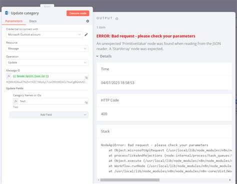Outlook Node Add Category To Mail Problems Questions N N Community