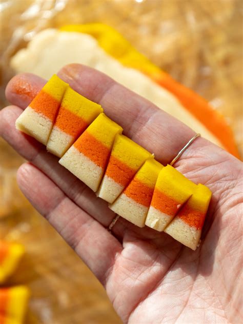 Candy Corn Cookies Adorable Halloween Cookie Recipe