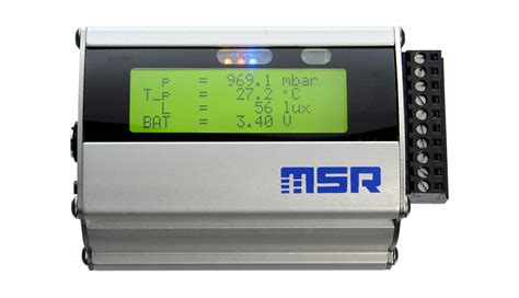 Multifunction Data Logger Msr255 Display Sensors Temperature Humidity