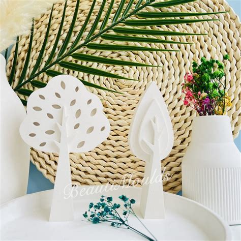 Trees Silicone Mold Tree Decorative Cement Concrete Jesmonite Raysin Epoxy Resin Mold