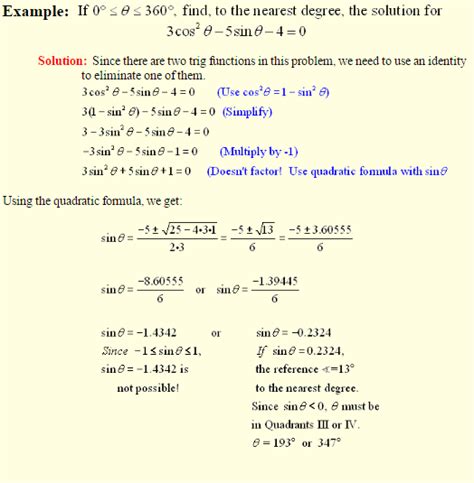 Solving Trigonometric Equations A Plus Topper