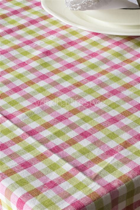 Pastel Gingham Table Cloth 6 To 8 Seatercustomisable Vrindha Lifestyle