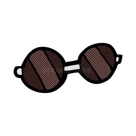 Comic Cartoon Sunglasses Stock Illustration Illustration Of Spectacles