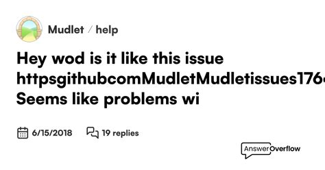 hey wod is it like this issue mudlet mudlet issues