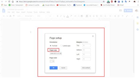 How To Change The Paper Size In Google Docs The Graphic Home