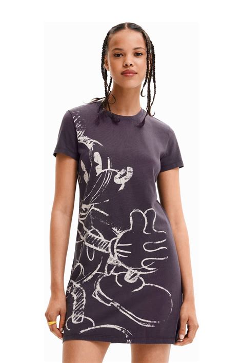 Desigual Desigual Vestido Corto Mickey Mouse Mujer