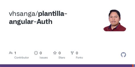 Github Vhsanga Plantilla Angular Auth