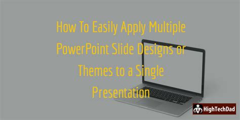 combining multiple powerpoint presentations into one slide deck