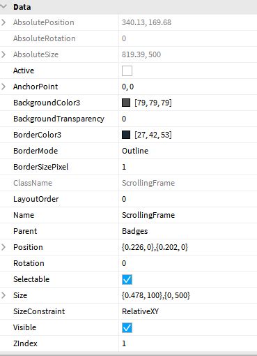 Scrollingframe Issue Items Are Not Displayed Scripting Support