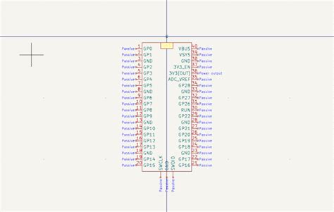 Raspberry Pi Pico Symbol In Kicad 7 Project Library Exasub