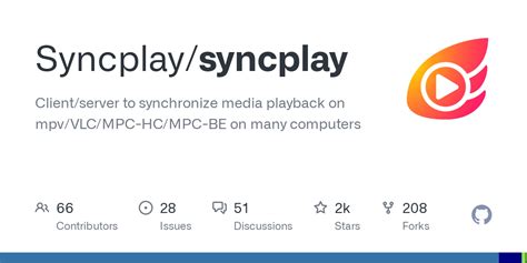 github syncplay syncplay client server to synchronize media playback