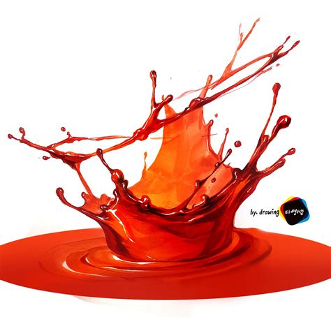 다같이미술학원 다영쌤 페인트 개체묘사 질감 페인트 물 그림