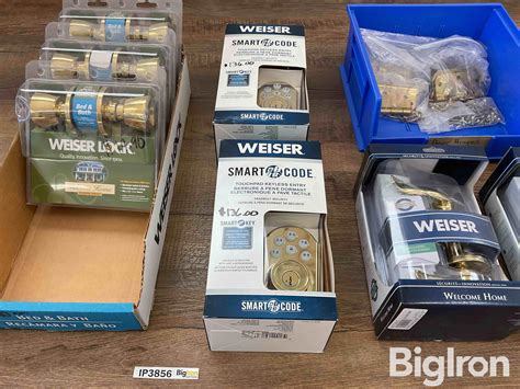 Brass Keyless Entry Deadbolt Locks Door Handles Agriculture Bigiron