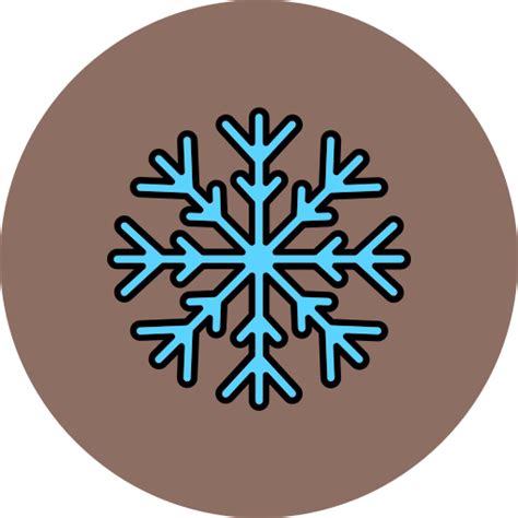 Snowflake Generic Color Lineal Color Icon