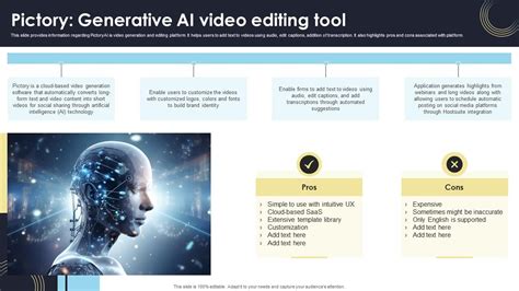 Pictory Generative AI Video Editing Tool How Generative AI Tools Work AI SS V
