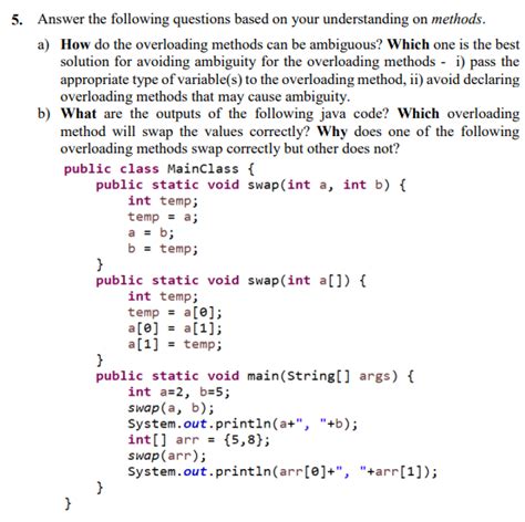 Solved 5 Answer The Following Questions Based On Your Chegg Com