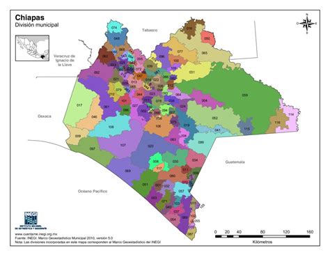¿cuáles Son Los Municipios De Chiapas Galería De Mapas