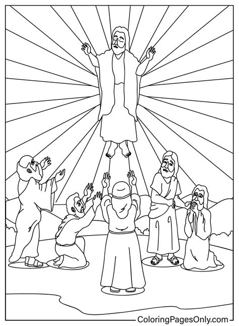 20 Ascension Day Coloring Pages Free Printable Pdf And Online Coloring