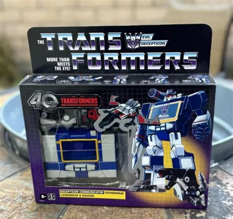Transformers Retro Th Anniversary G Soundwave Laserbeak Ravage Eur