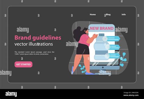 Brand Guidelines Concept Setting Standards For New Brand Identity Visual Rules For Brand